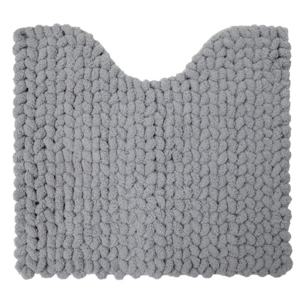 流行の極太糸を編んだようなイメージ、おしゃれなトイレシリーズです。マイクロファイバーのもこもこ糸。柔らかな肌触り、ふかふかな足当たり、ボリューム感があります。極上のふかふかさで、より快適なトイレ空間にします。■サイズ：約55×60cm■材質...