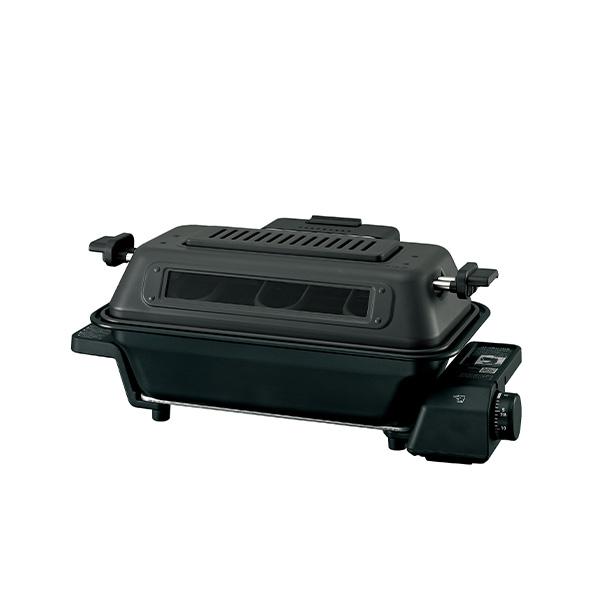 ■煙やニオイを気にせず、快適に調理！「高性能触媒フィルター」で、煙やニオイ成分を約90%カット。※煙やニオイ成分の除去率は、触媒フィルター単体の試験結果であり、実使用とは異なります。触媒フィルターあり、なしでの調べ。■上下から効率よく熱を加...