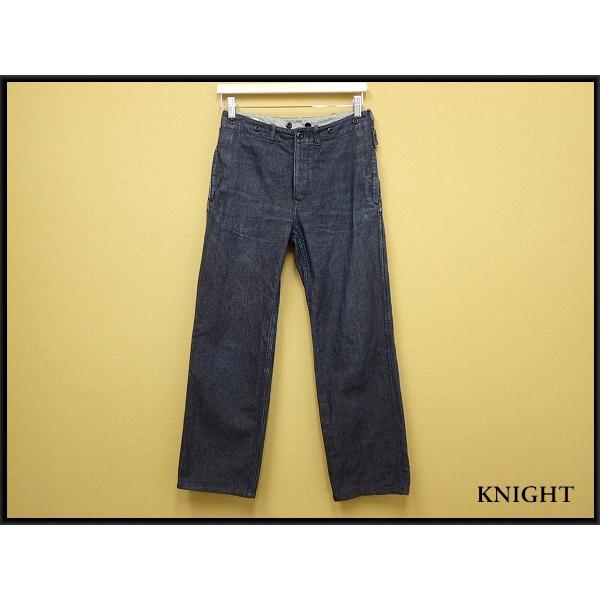 ブランド・説明BLICK RAYERブリックレイヤーのデニムパンツです。日本製、フロントはボタンフライでウエストにサスペンダーボタンが付いた作りです。素敵にお使い頂けると思います。気になる方は是非ご検討下さい。サイズ表記　28　　　実寸　ウ...