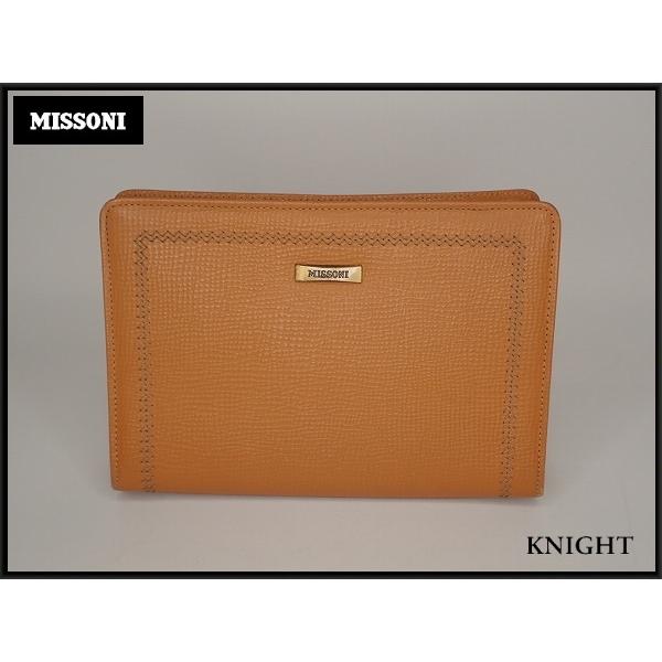 MISSONI レザーセカンドバッグ☆ミッソーニ/鞄/22*1*4-14 MISSONI レザーセカンドバッグ☆ミッソーニ/鞄/22*1*4-14