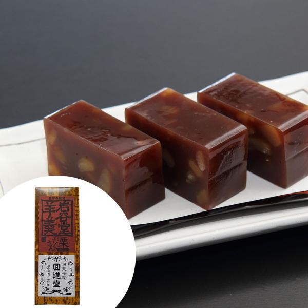 国産小豆のこし餡に無選別の栗を入れた特製品。■配送不可地域：沖縄・離島は配送不可■温度帯：常温■JANコード：4961636323078■原材料名／食品添加物：砂糖（国内製造）、小豆、栗甘露煮、水飴、寒天、食塩■賞味期限：240日■規格：4...