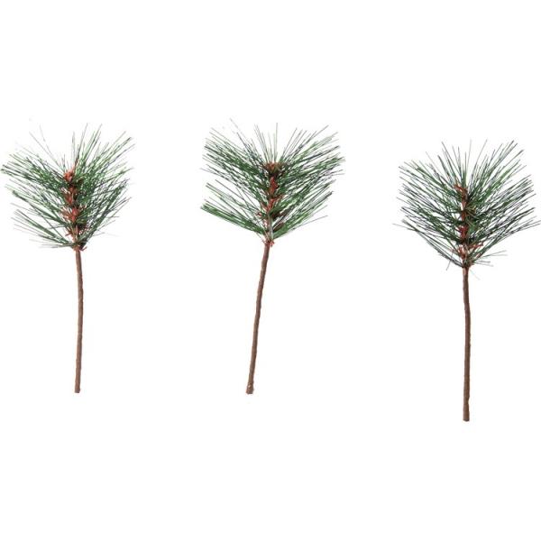 ※3本入リサイズ：全長18cm・葉長9cm材質：PVC 鉄 紙