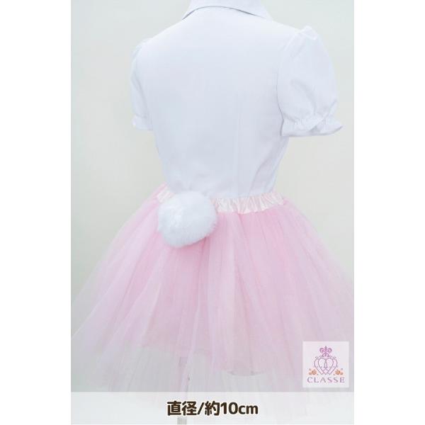 ★ふさふさウサしっぽです★ふさふさの長毛フェイクファー素材で制作しています。安全ピンで好きな場所に固定できます。イースターやハロウィンの仮装にもおすすめです。■サイズ＜サイズ＞ウサしっぽ：直径/約10cm＜重量＞約22ｇ■使用上の注意※汚れ...