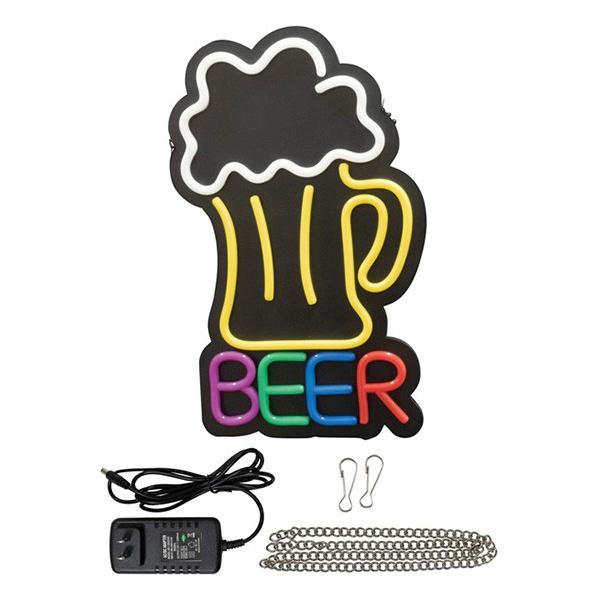 ・サイズ：W540×H235×D35mm・材　質：PVC・備　考：画面上と実物では若干色や形が異なる場合もあります。カフェやバーのインテリアにレトロな雰囲気の電飾看板がおしゃれに演出します！！