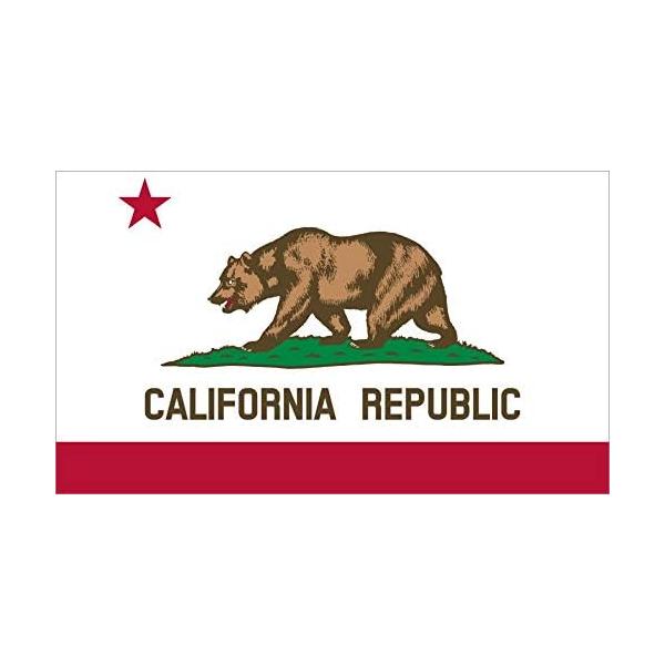 ベタでもなんでもカリフォルニア州旗のステッカーは、とりあえず可愛い！ カリフォルニア州の旗（カリフォルニアしゅうのはた）は、アメリカ合衆国カリフォルニア州の州旗。カリフォルニア共和国の旗として熊がデザインされた旗。1911年に正式に州旗とし...