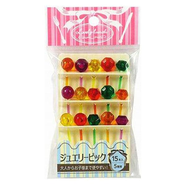 ●宝石をイメージしたモチーフのピックスです。●5種類×各3本、計15本入。本製品は使い捨ての製品です。■商品サイズ：W9×D9×H45cm■パッケージサイズ:W72×D15×H130cm■素材・材質：AS樹脂■原産国：中国