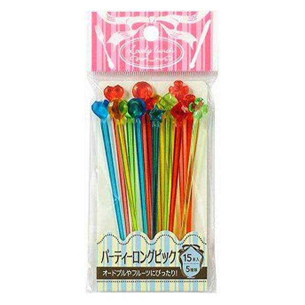 ●ハートや星などのモチーフを5種類アソートにしたピックス（5種類×各3本　計15本入）●直火、電子レンジ、オーブン、オーブントースター、冷凍庫、食器洗い乾燥機使用不可。本製品は使い捨ての製品です。■商品サイズ：W10×D4×H93cm■パッ...