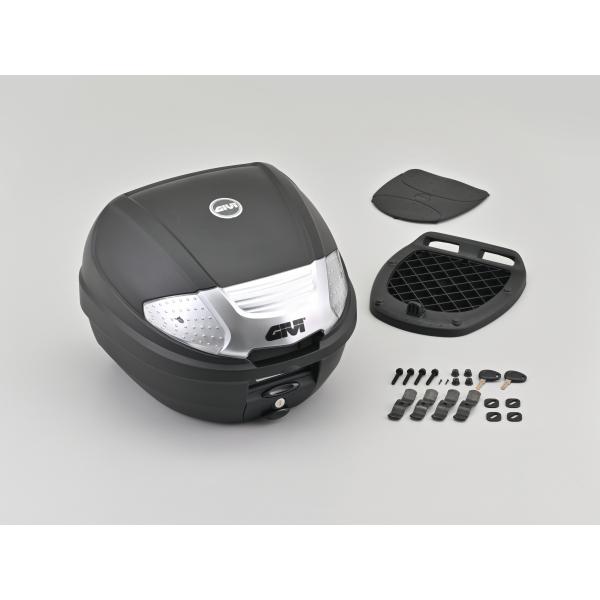 [メーカー]GIVI ジビ[品番]61275[商品名]GIVI トップケース(モノロック)　E300NT2B[商品説明][タイプ]E300NT2B[レンズカラー]シルバー手軽な価格のGIVI ベーシックモデル。付属の汎用ベースを使用し純正や...