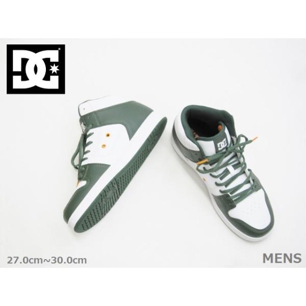 DC デーシー DM256301 MANTECA 4 HI SN スマート 機能性 フォームパッド サポート ホールド感 Meスニーカー 白緑 27.0cm〜30.0cm≪　商品の詳細　≫☆【カラー】　　ホワイト・ダークグリーン（WDG）☆...