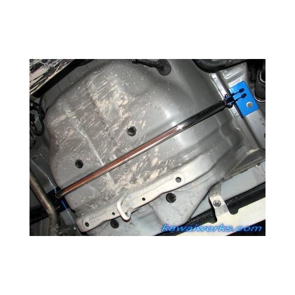 ■【商品名】カワイ製作所 リアモノコックバー■【車種/型式/年式】ダイハツ/タント　L375●【品　番】DA0230-MOR-00●【備　考】リヤ、スペアハウス下 (2WD車のみ)