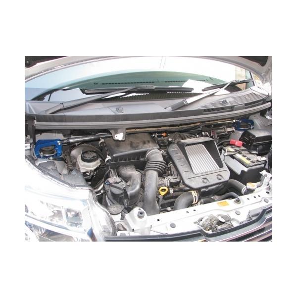 ■【商品名】カワイ製作所 フロントストラットバー STD-Type■【車種/型式/年式】　トヨタ/タンク・ルーミー　Ｍ９００Ａ　’16/11〜　スバル/ジャスティ　Ｍ９００Ｆ　'16/11〜　ダイハツ/トール　Ｍ９００Ｓ　'16/11〜●【...