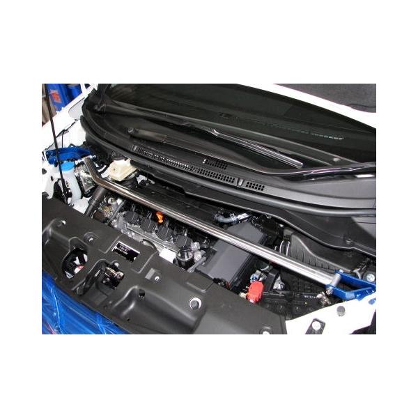 ■【商品名】カワイ製作所 フロントストラットバー typeOS■【車種/型式/年式】ホンダ/ステップワゴン　RK1/2/3/4 ('09/10〜)●【品　番】HN0860-FTO-00●【備　考】モノッコックアッパー部に取り付け