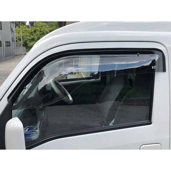 ■【商品名】OXバイイザー スポーティーカット(フロントサイド用大型バイザー)■【車種:型式】ダイハツ/ハイゼットカーゴ S320V・S321V・S330V・S331V　※品番 SP-63■【セット内容】　・本体 フロント左右セット　・クッ...