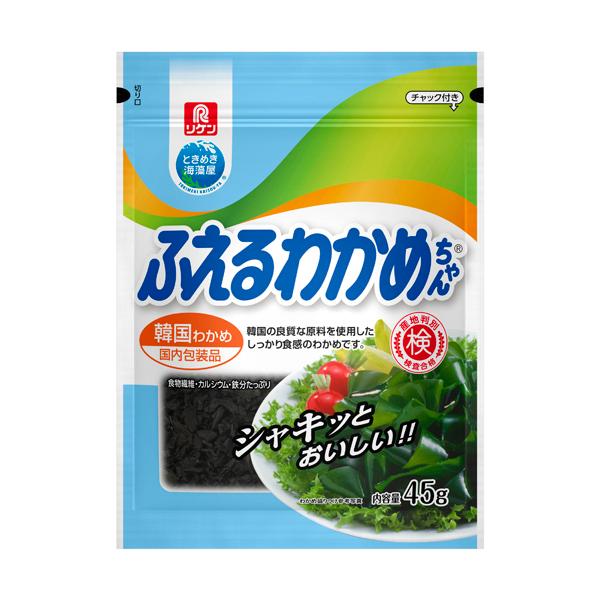 韓国産のなめらかでしっかりした歯ごたえのわかめです。汁物・炒め物などの温かい料理から、サラダ・和え物などの冷たい料理まで、幅広くお使いいただけます。日本国内で包装しています。好きな分だけ使える便利なチャック付きです。