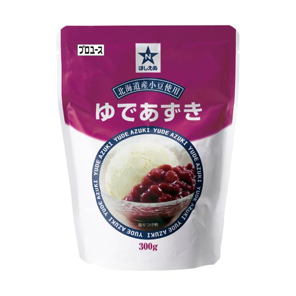 北海道産あずきを使用したデザート向け商品です。甘さをおさえ、粒残りをよくし、トッピング等に適した粘度に仕上げました。幅広いデザートメニューにお使いいただけます。