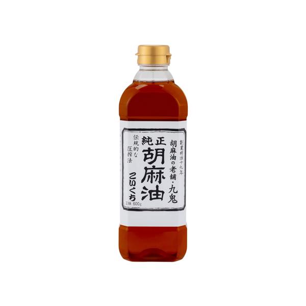 高温で焙煎した、食欲そそる力強い香りのごま油。