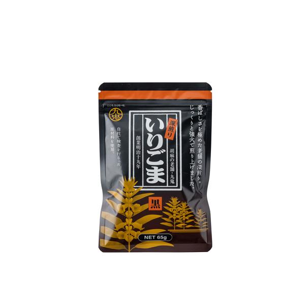 厳選した黒ごまを、香味を引き出すために深く煎り上げた風味のよいいりごまです。