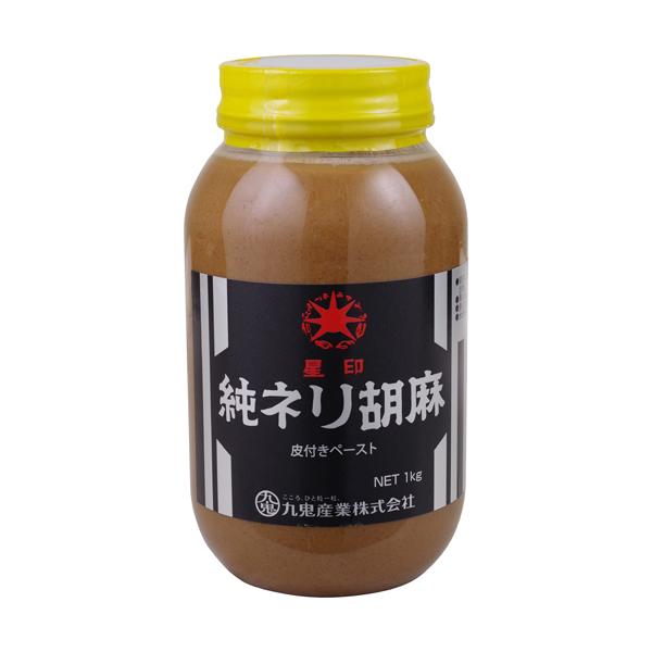 強く煎り上げた皮のついたごまを特殊製法により練り上げた焙煎風味の強いねりごまです。