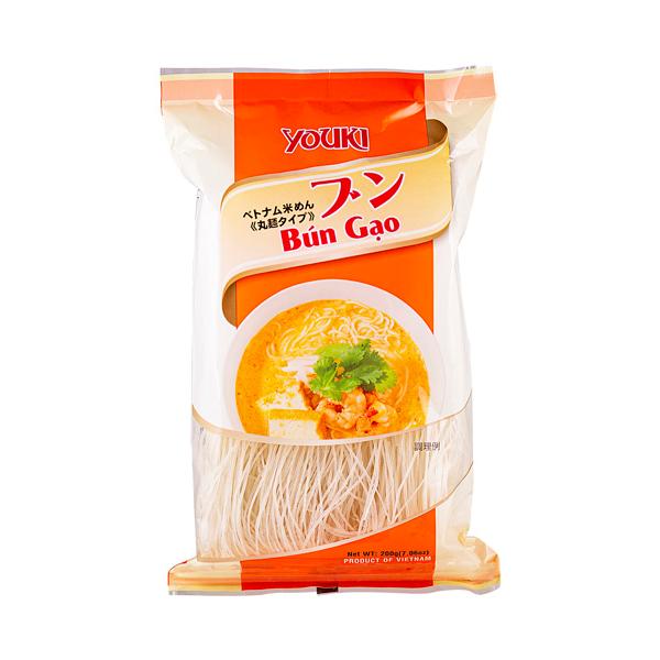 東南アジアでは馴染み深い、米粉を使った丸麺です。ツルッとした喉越しと淡白な味わいで、どんな具材ともよく合います。