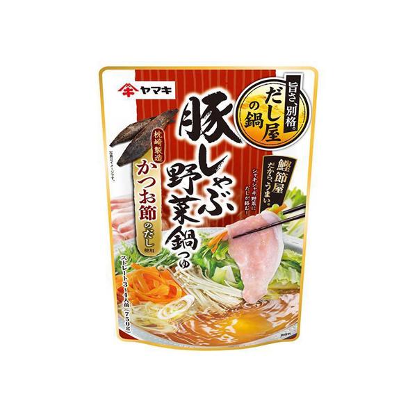 枕崎製造かつお節から取った濃厚なかつおだしに、えびのうま味を加え、ほどよい塩味に仕上げた鍋つゆ。