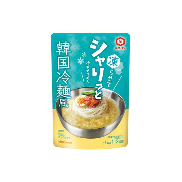 濃厚な牛テールの旨みを７種の国産野菜だしと自然な味わいの梨果汁でさっぱりと仕上げた韓国冷麺風のスープです。