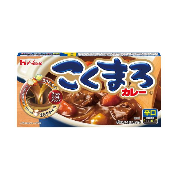 「あめ色玉ねぎとバターのコクのルウ」と「生クリームのまろやかルウ」、２つのルウをブレンドして仕上げたカレールウなので、甘みや旨み、スパイス感といったおいしさが口の中に広がる、コク深いカレーを手軽に作ることができます。