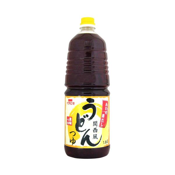 鰹節と煮干、昆布だしを使用した、しっかりとだしが効いた関西風うどんつゆです。色が薄いため、素材の色を活かして、料理が彩り良く仕上がります。