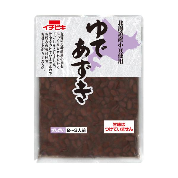 北海道産小豆を使用した甘味をつけていないゆであずきです