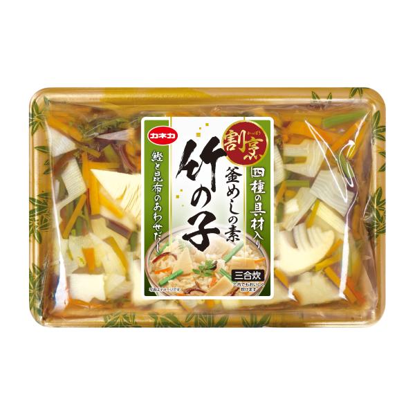 新鮮な穂先たけのこと鰹と昆布のだしを使用