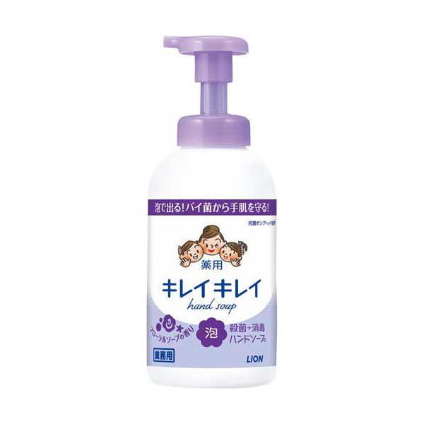 きめ細やかな泡が、洗い残しやすい手の甲や指の間の汚れまでしっかり落とします。泡で出るので、殺菌成分がすみずみまで素早く行き渡ります。すばやい泡切れで、ぬるつかない洗いあがり。香りは、やさしく清潔感のあるフローラルソープの香り。