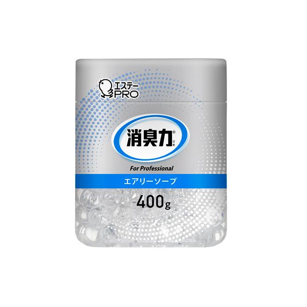 ●幅広いニオイを強力に消臭する「ハイブリッド消臭テクノロジー※」を　採用した業務用消臭剤です。　※汗臭・体臭、尿臭、便臭に効果のある消臭成分を組み合わせた処方です。●薬液をたっぷり吸い込んだビーズが、悪臭をぐんぐん吸い込みます。●さわやかな...