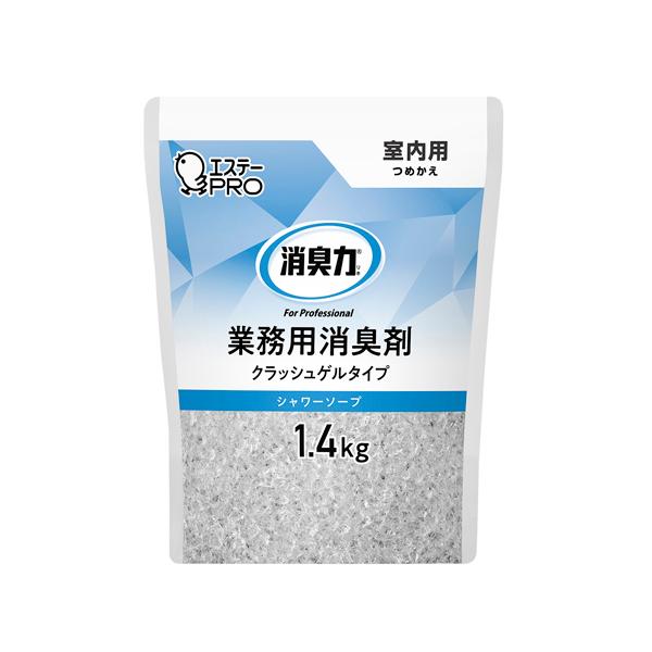 ●細かいクラッシュゲルが、悪臭をすばやくキャッチ。　気になるニオイを強力に消臭する業務用消臭剤です。●室内に効果の高い消臭成分配合です。●消臭効果が4〜6ヵ月間持続し交換の手間を軽減します。