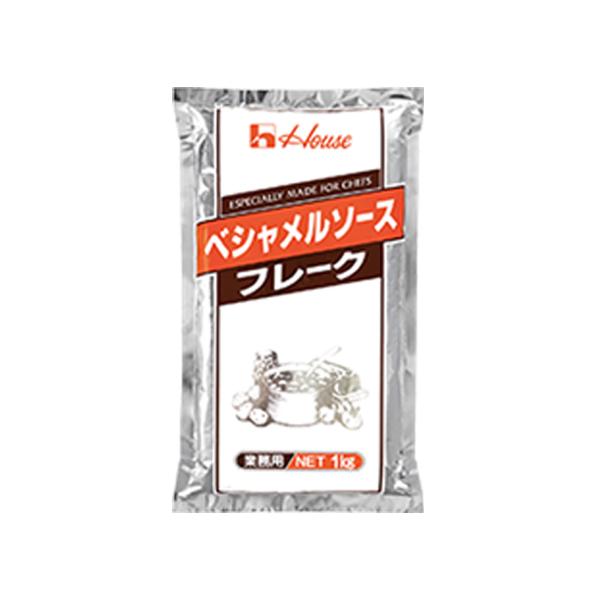 小麦粉を豚脂・食塩不使用バターでいためたフレークです。牛乳を加えてのばすだけで、ベシャメルソースが簡単にできます。