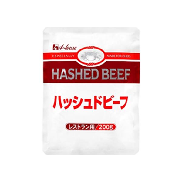 トマトの酸味、牛肉のうまみ、玉ねぎの甘みがまろやかに溶け合ったハッシュドビーフ。袋(レトルトパウチ)の封を切り、中身をなべに移し、温めます。レストランなどで使用できる業務用タイプです。