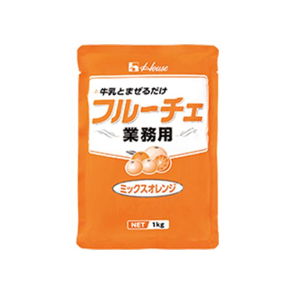 牛乳を加えて混ぜるだけで簡単に手作りデザートができる、フルーツ果肉入りのデザートベースです。※４種のシトラスフルーツ：みかんの果肉とブラッドオレンジ果汁、グレープフルーツ果汁、オレンジ果汁。