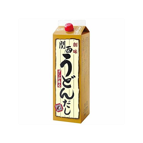 吟味した鰹節を主体に、煮干、あじ節、うるめ節から香り豊かな一番だしを丹精込めてとった、濃厚なだしの風味とすっきりとした甘さが特長の関西うどんだしです。