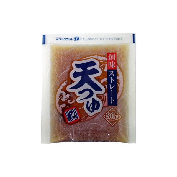 風味豊かなかつお一番だしをベースに、本醸造丸大豆醤油等をバランスよく合わせたストレートタイプの天つゆです。天ぷら、天丼、揚げだし豆腐等にそのままお使いください。