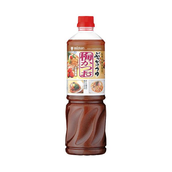 紀州産梅肉と鰹削り節が入った具材感豊かなつゆ。