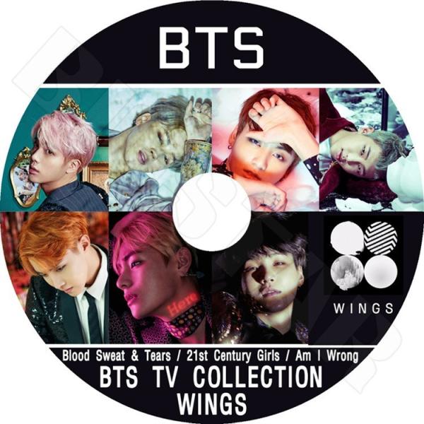K-POP DVD/ バンタン Wings Album TV Collection★Blood Sweat &amp; Tears Am I Wrong 21st Century Girls／防弾 バンタン ラップモンスター..