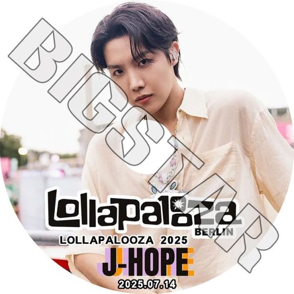 K-POP DVD/ バンタン J-HOPE Lollapalooza IN BERLIN (2025.07.14) (日本語字幕なし)/ バンタン J-HOPE ジェイホープ BANGTAN KPOP DVD