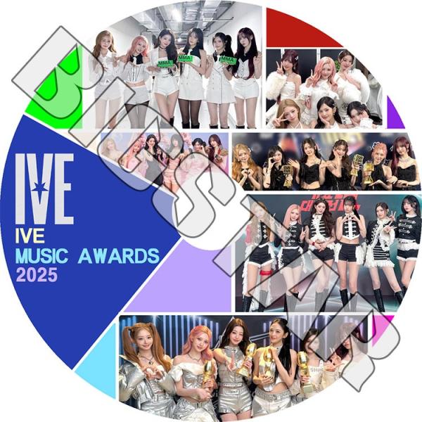 K-POP DVD/ IVE CUT 2025 MUSIC Awards/ IVE アイブ ユジン ガウル レイ ウォニョン リズ イソ IDOL KPOP DVD