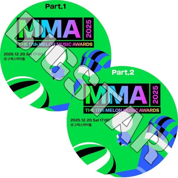 K-POP DVD/ 2025 Melon Music Awards (2枚Set) (2025.12.20)/ G-DRAGON JENNIE aespa EXO IVE RIIZE BOYNEXTDOOR NCT WISH ILLIT ...