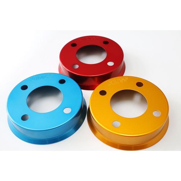 ＜BRAKE ROTOR COVER/ブレーキローターカバー＞フロントブレーキディスクローターのベル部分にかぶせるローターカバー。錆びついたベル部にかぶせるだけで見た目を一新！ホイールの存在感もより一層高めてくれます。設定車種：S660(J...