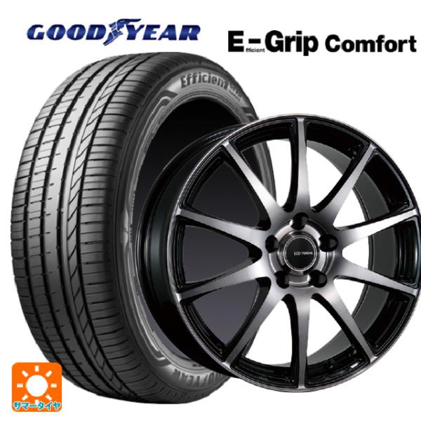 【新品サマータイヤホイール 4本セット】■タイヤグッドイヤー エフィシェントグリップ コンフォート(GOODYEAR EfficientGrip Comfort)■タイヤサイズ195/65R15 91H ■ホイールet003861 ECO ...