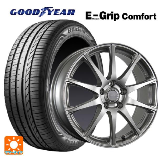 【新品サマータイヤホイール 4本セット】■タイヤグッドイヤー エフィシェントグリップ コンフォート(GOODYEAR EfficientGrip Comfort)■タイヤサイズ195/65R15 91H ■ホイールet003861 ECO ...
