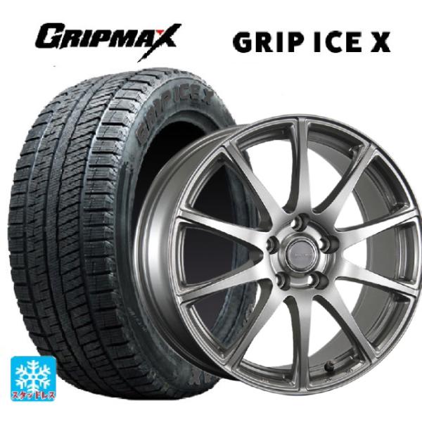 【新品スタッドレスタイヤホイール 4本セット】■タイヤグリップマックス グリップアイスX ブラックレター(GRIPMAX GRIP ICE X(BSW))■タイヤサイズ185/65R15 88Q ■ホイールet021123 ECO FORM...