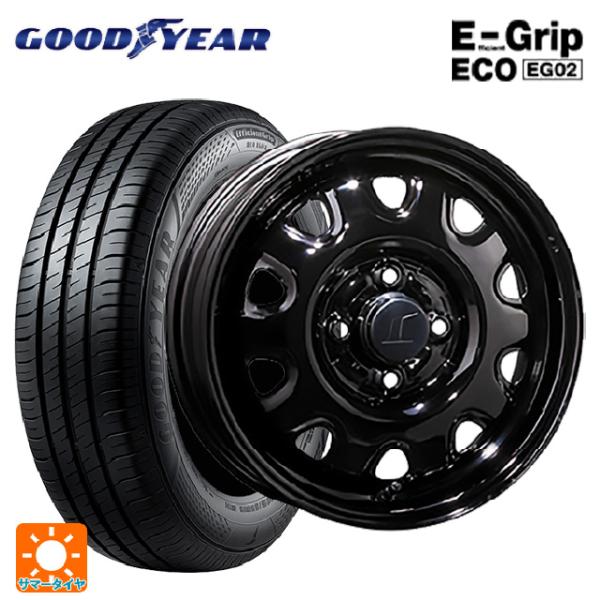 【新品サマータイヤホイール 4本セット】■タイヤグッドイヤー エフィシェントグリップ エコ EG02(GOODYEAR EfficientGrip ECO EG02)■タイヤサイズ165/70R14 81S ■ホイールet015593 M7...
