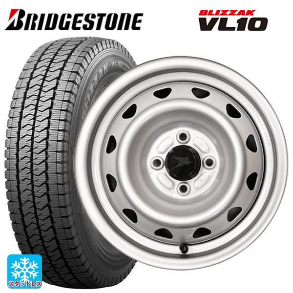 【新品スタッドレスタイヤホイール 4本セット】■タイヤブリヂストン ブリザック VL10 正規品 #(BRIDGESTONE BLIZZAK VL10)■タイヤサイズ145/80R12 80/78N ■ホイールウェッズ キャロウィン PK3...