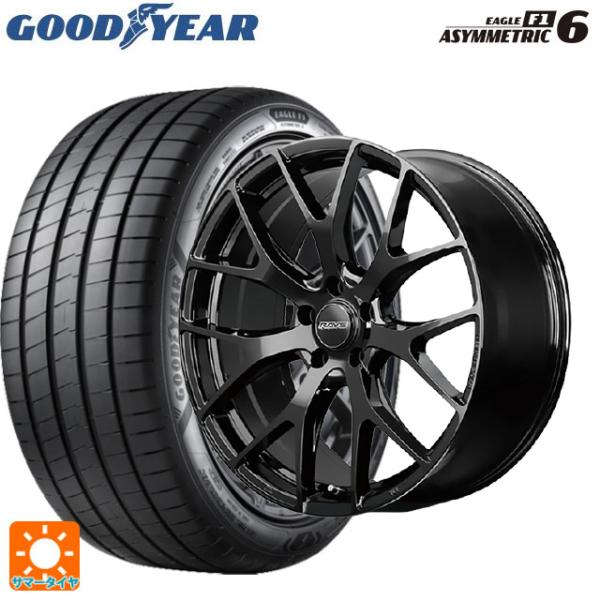 【新品サマータイヤホイール 4本セット】■タイヤグッドイヤー イーグル F1 アシメトリック6(GOODYEAR EAGLE F1 ASYMMETRIC6)■タイヤサイズ245/45R20 103Y XL ■ホイールレイズ RS 2X7FT...