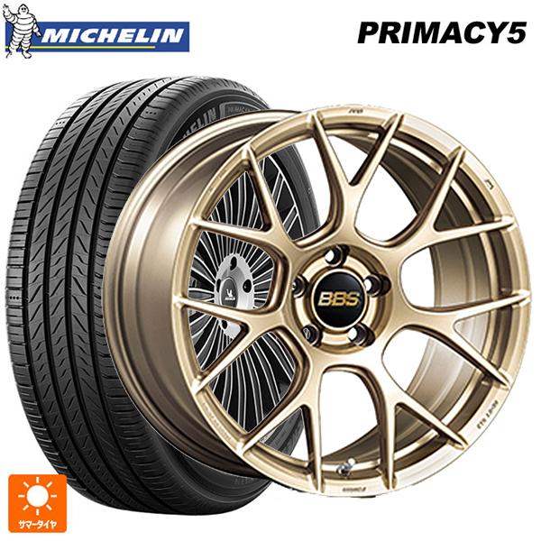 【新品サマータイヤホイール 4本セット】■タイヤミシュラン プライマシー5 正規品(MICHELIN PRIMACY5)■タイヤサイズ225/60R18 104V XL ■ホイールBBS RE-V7(BBS RE-V7)■ホイールカラーGL...